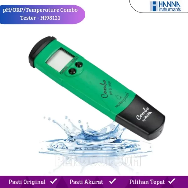 Tester Kualitas Air 3 Parameter pH, ORP & Suhu HI98121 HANNA - PENGUJI ...