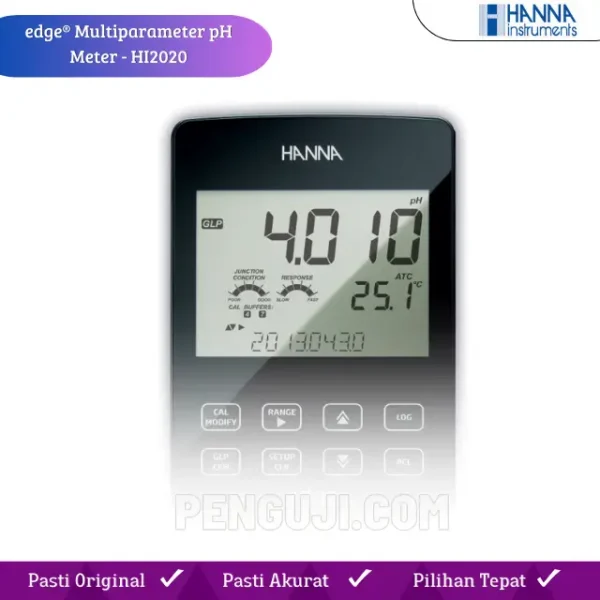 Alat Ukur Kualitas Air edge® Multiparameter pH Meter – HI2020 HANNA ...